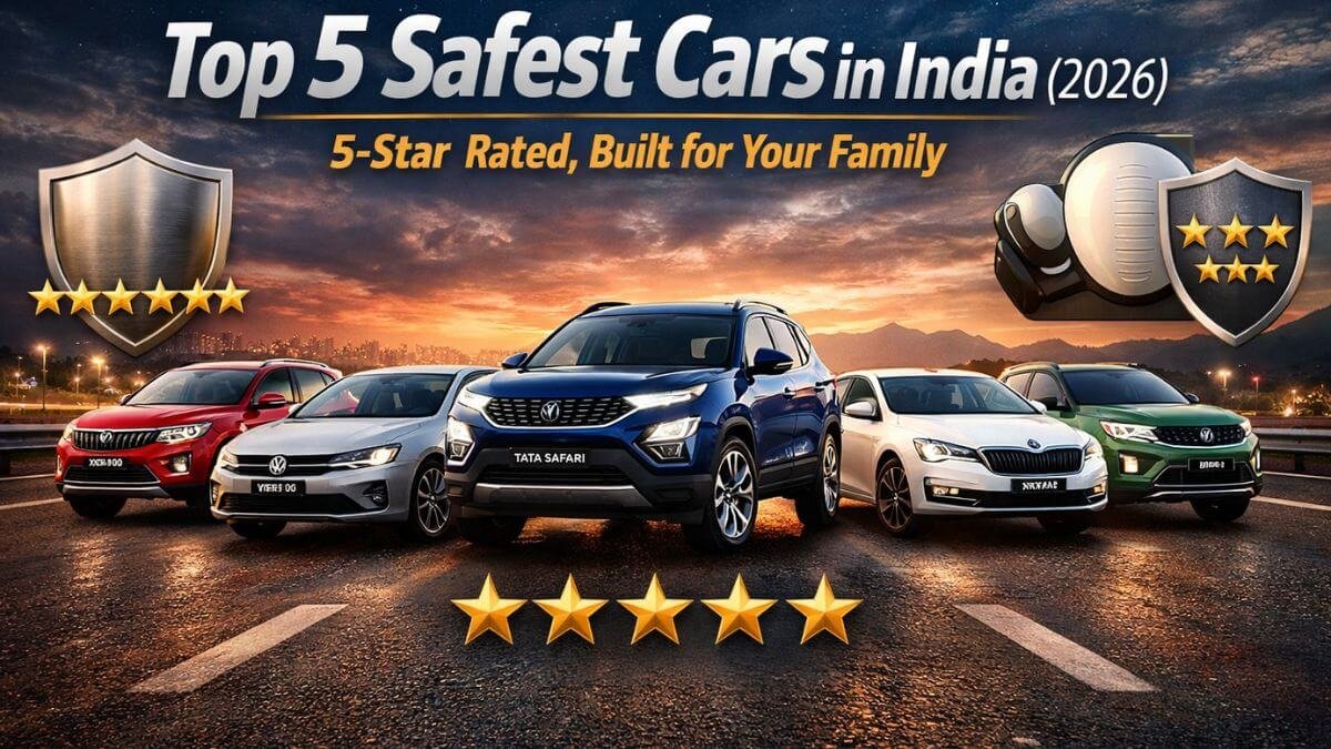 Top 5 Safest Cars in India (2026): Built Like Tanks, Rated 5-Star for ...